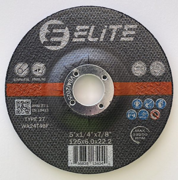 Grinding Disc 5”x1/4”x7/8” – Almac Industrial Technologies Ltd